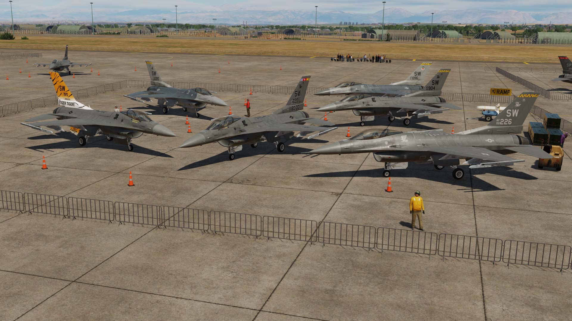 Shaw AFB 79th FS Tigers SIX-PACK