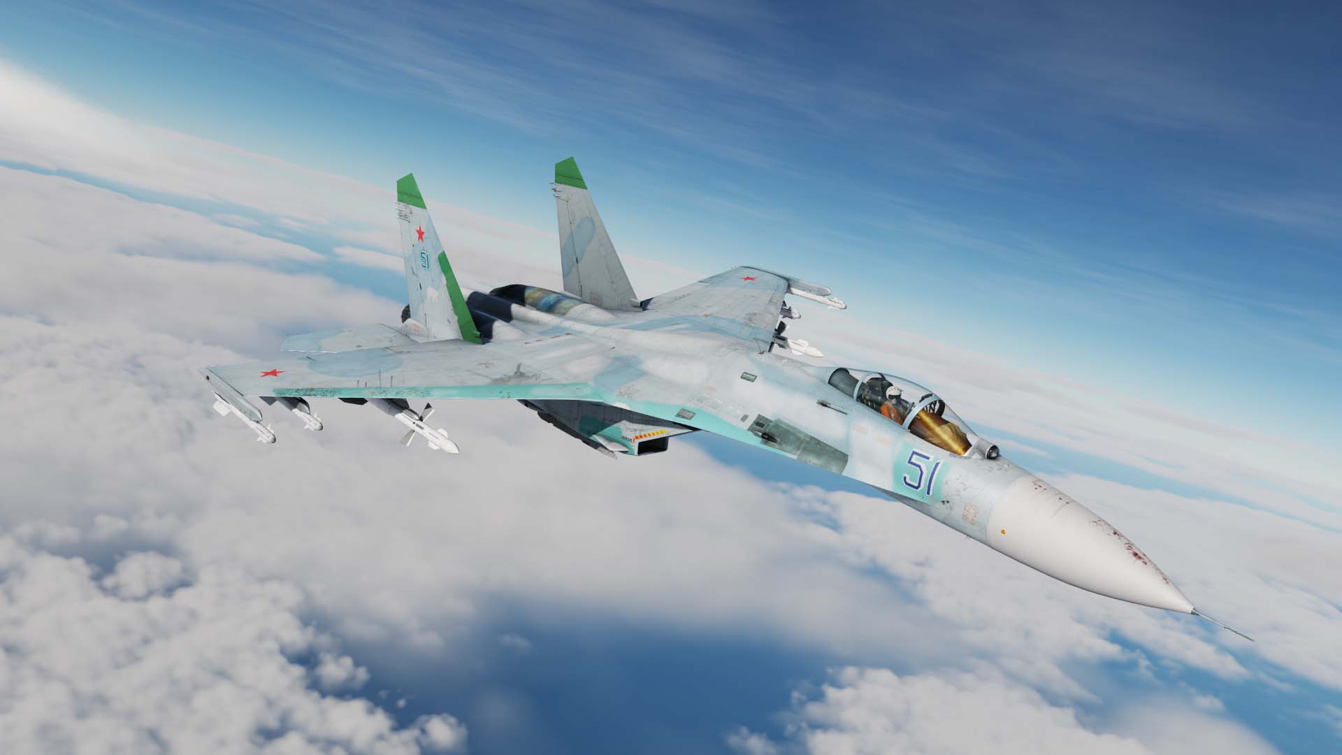 Su-27P "51 blue" 9th Guards Fighter Regiment, Kilpyavr AFB