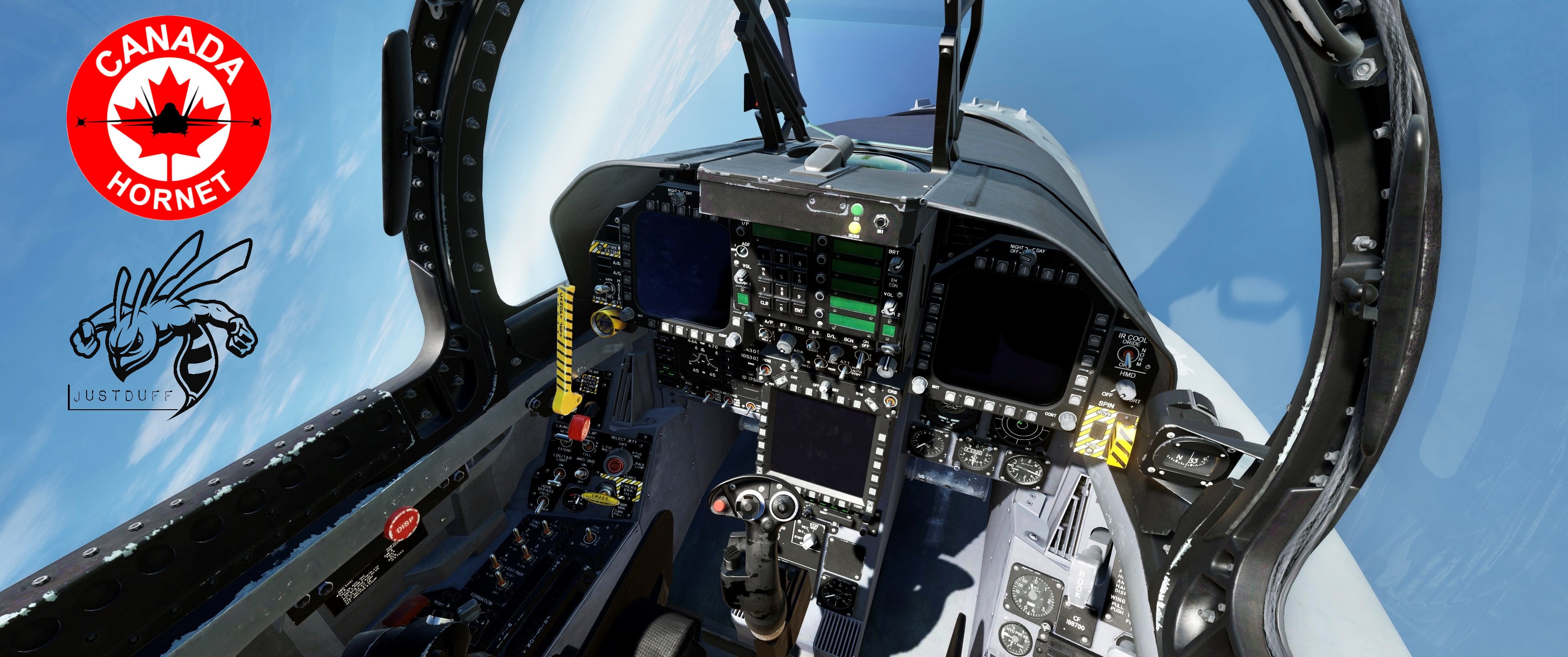 F 18 Cockpit Layout