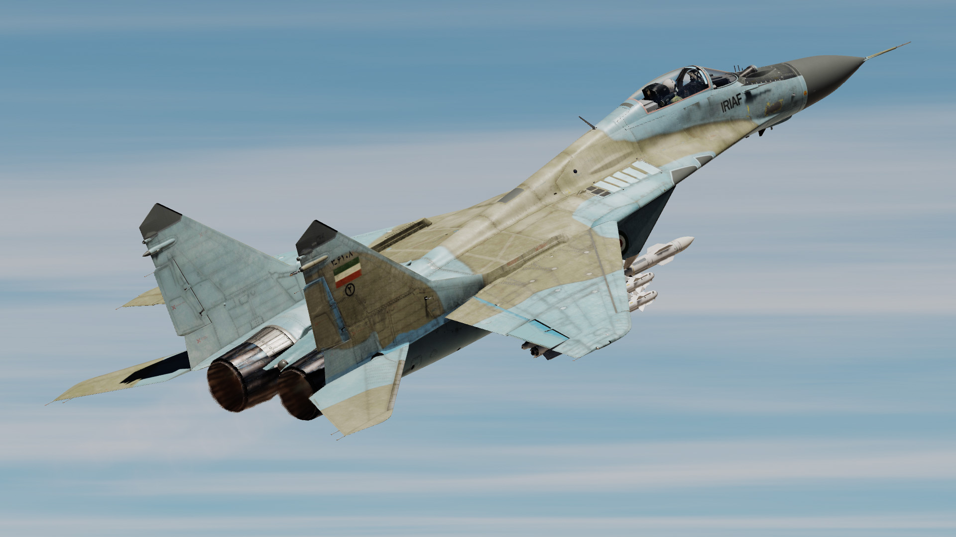 IRIAF MiG-29 #3-6108 (Tan-Blue)