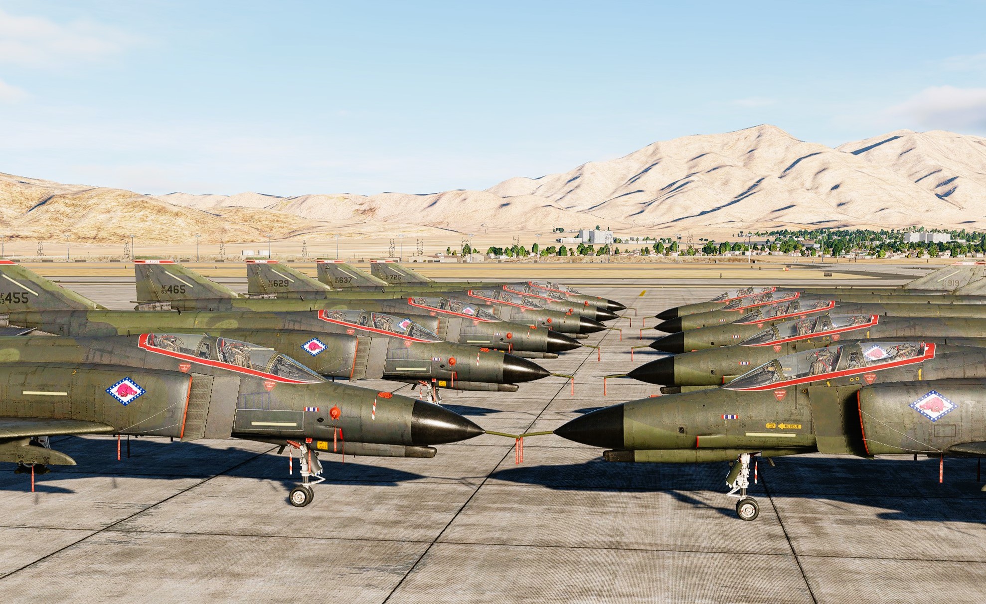 188th TFG F-4E Arkansas ANG ~1985 Euro One V1.0 (11 Pack)