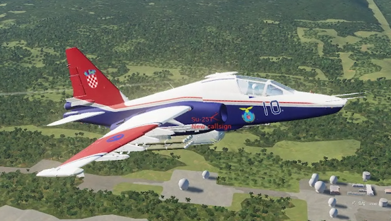 Croatian Air Force SU 25T