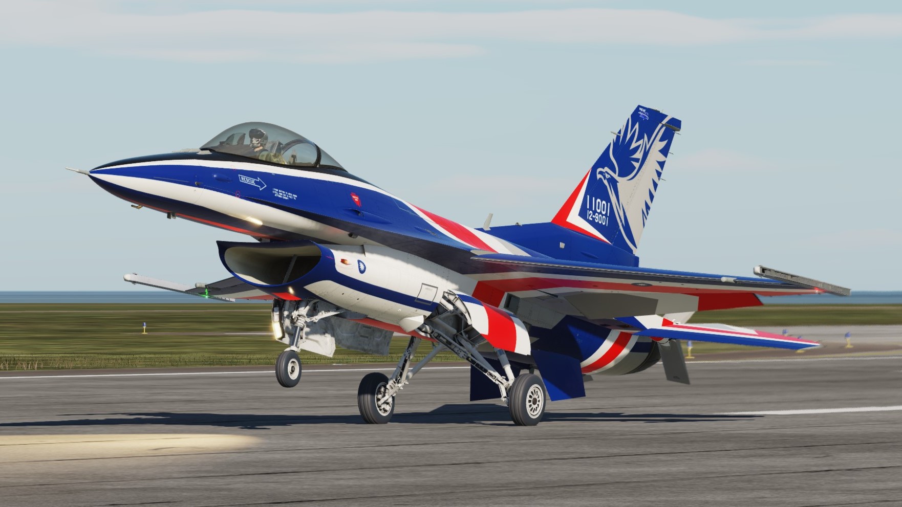 ROCAF AIDC T-5 Brave Eagle Advanced Jet Trainer (AJT) F-16C Livery Pack V1.1