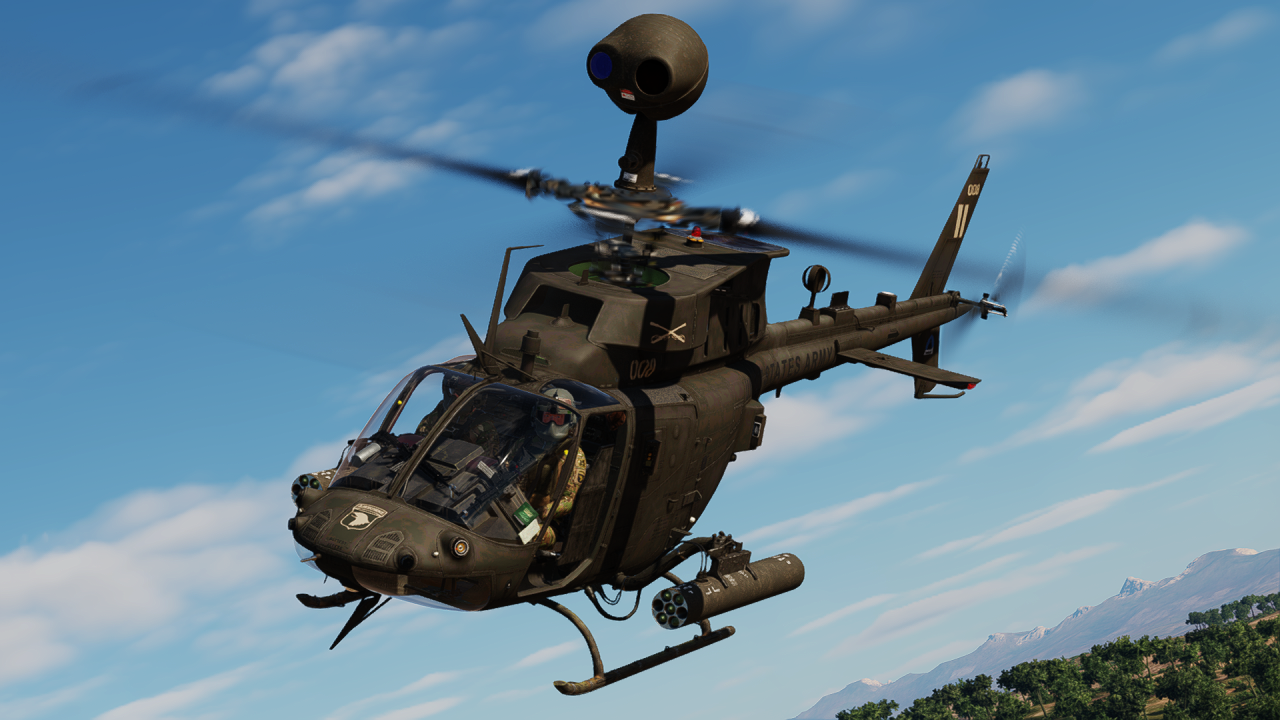 OH-58D 2/17 Cavalry B Trp. "Banshee" 95-008