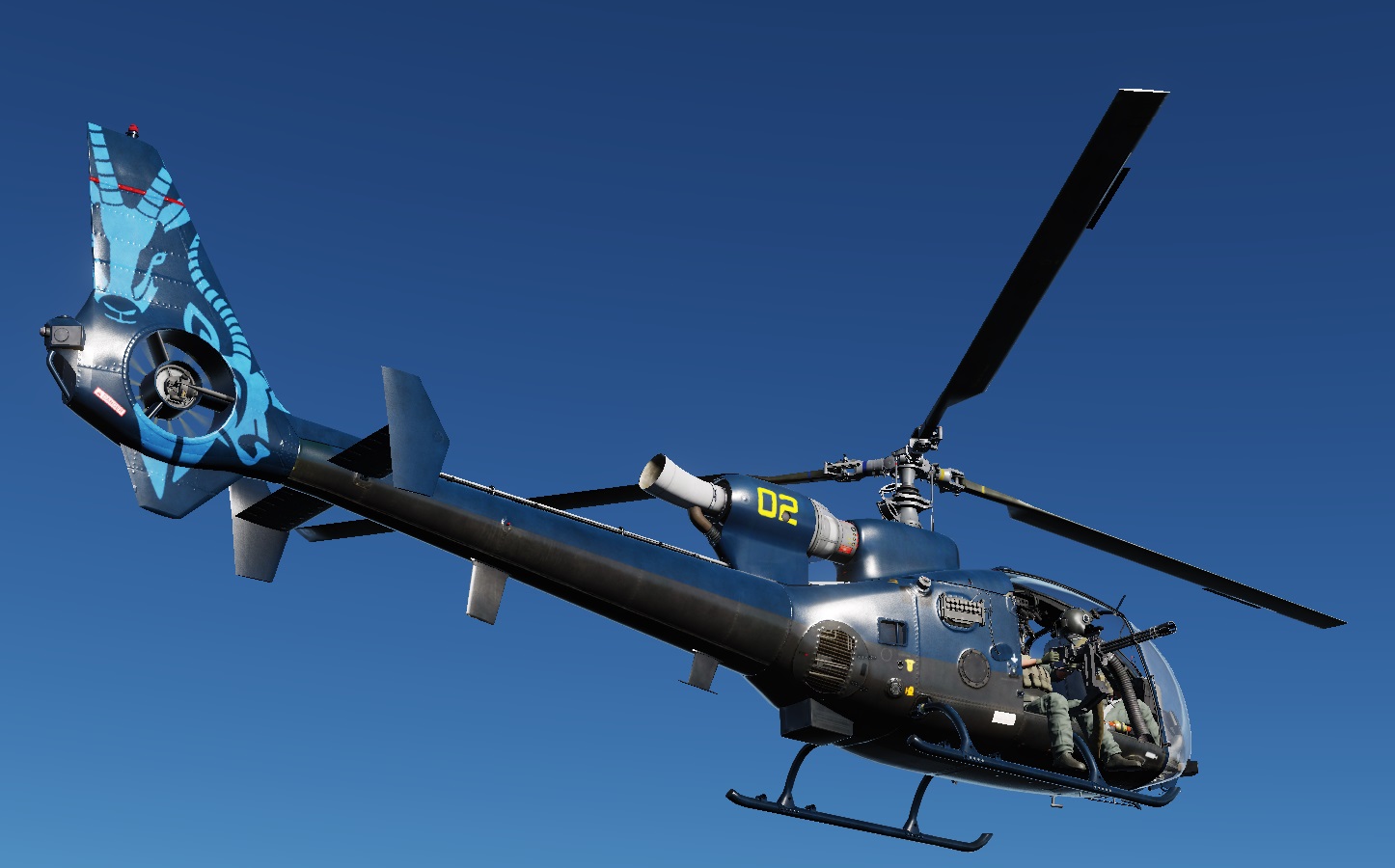  Blue Thunder SA342 Gazelle Skin Re imagined For 2024