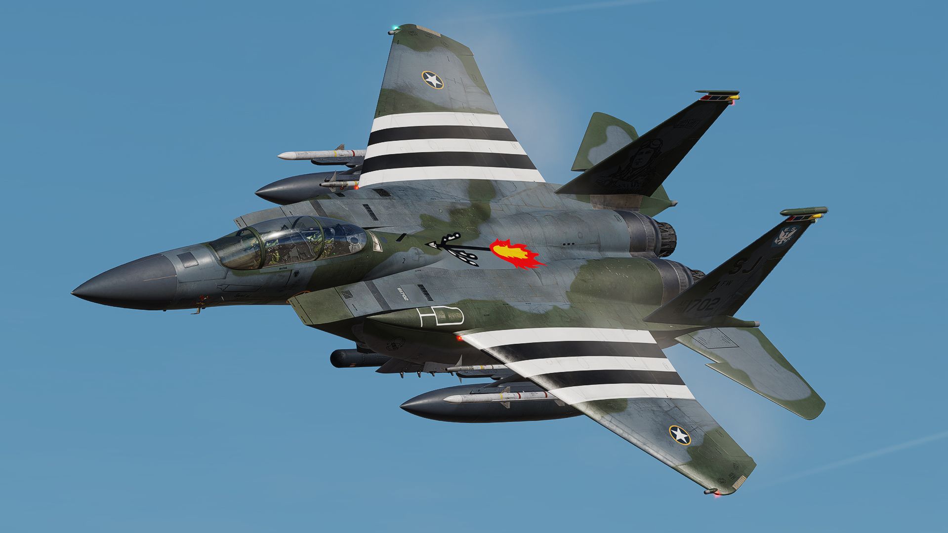 USAF 88-1702 HERITAGE - 334 / 4th Fighter wing - REWORKED