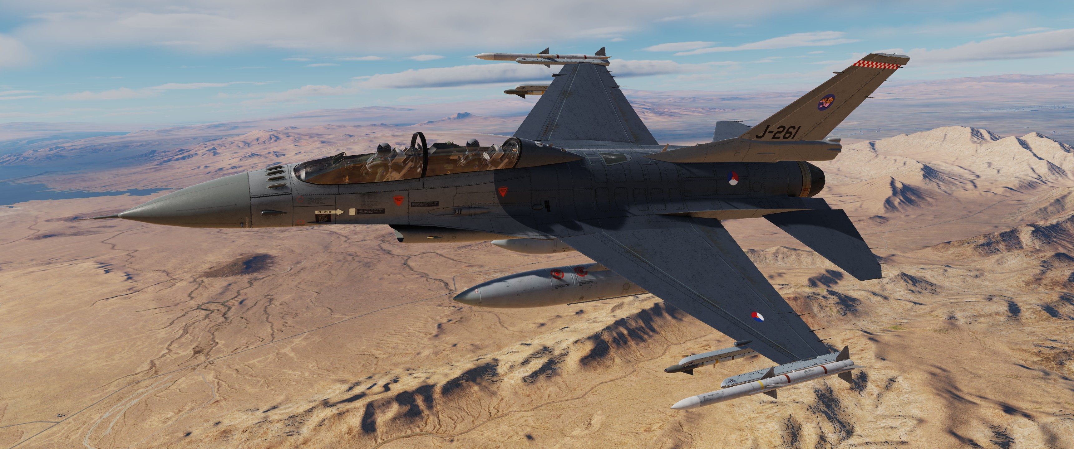 F-16D(BM) SUFA Mod J-261 RNLAF 313Sqn.