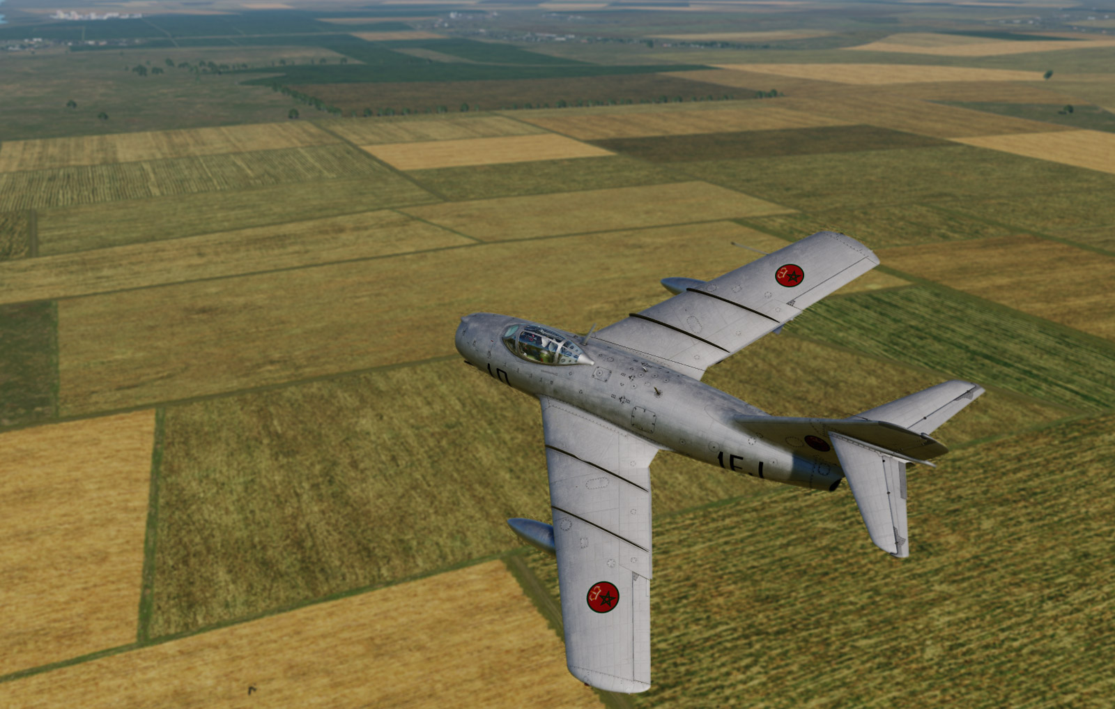 MIG-15bis skin of the Moroccan Royal Air Force