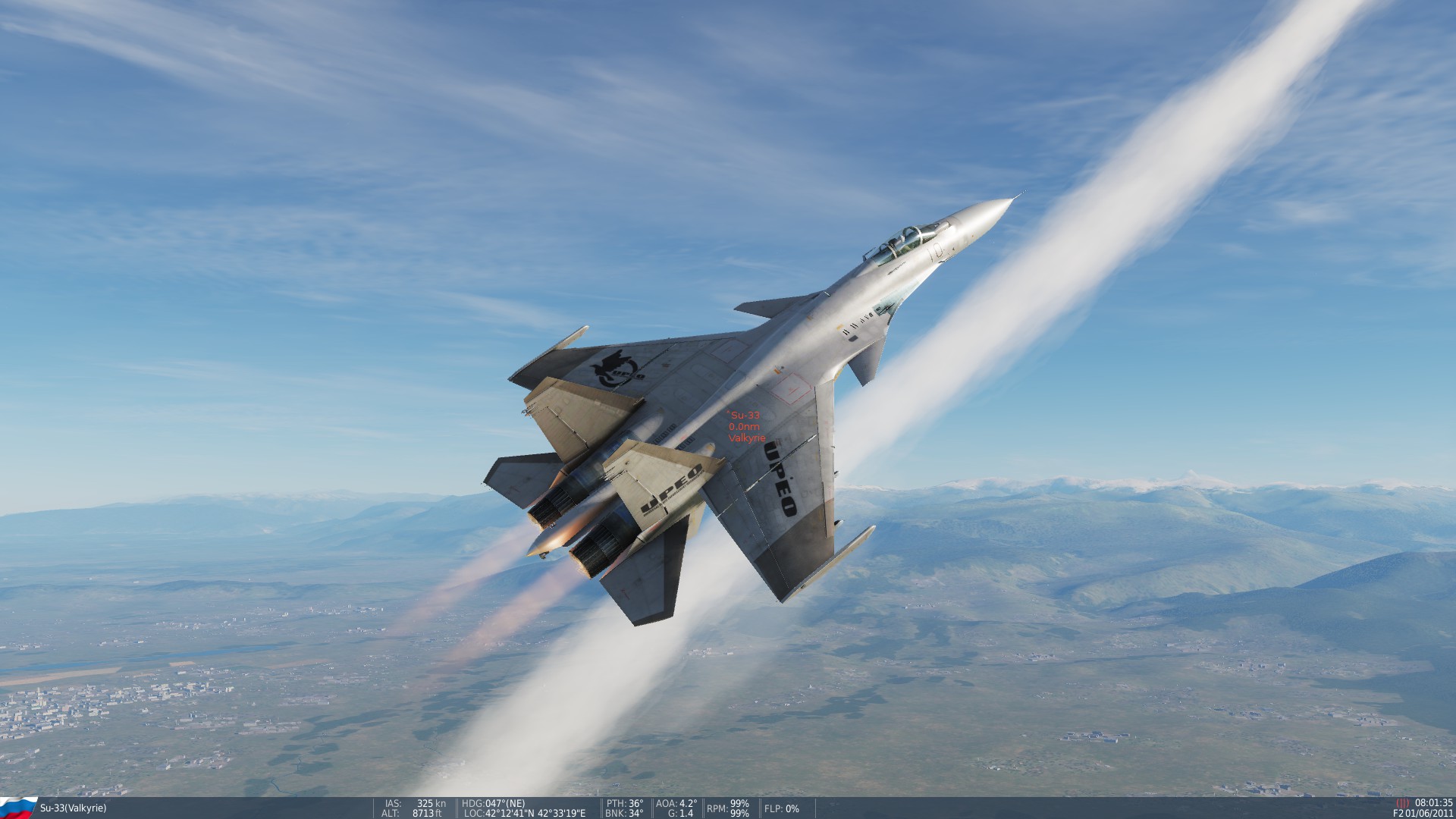 UPEO paint scheme for SU-33