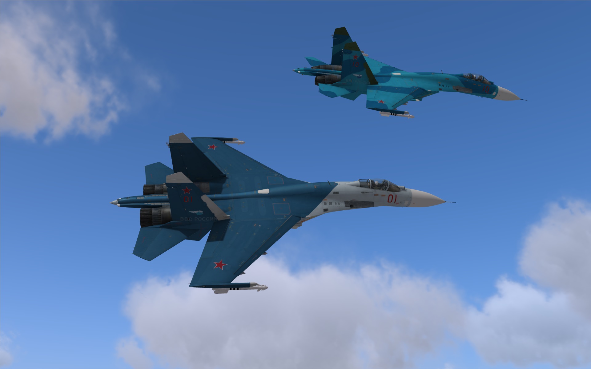 Su-27 Skin "Blue 17"