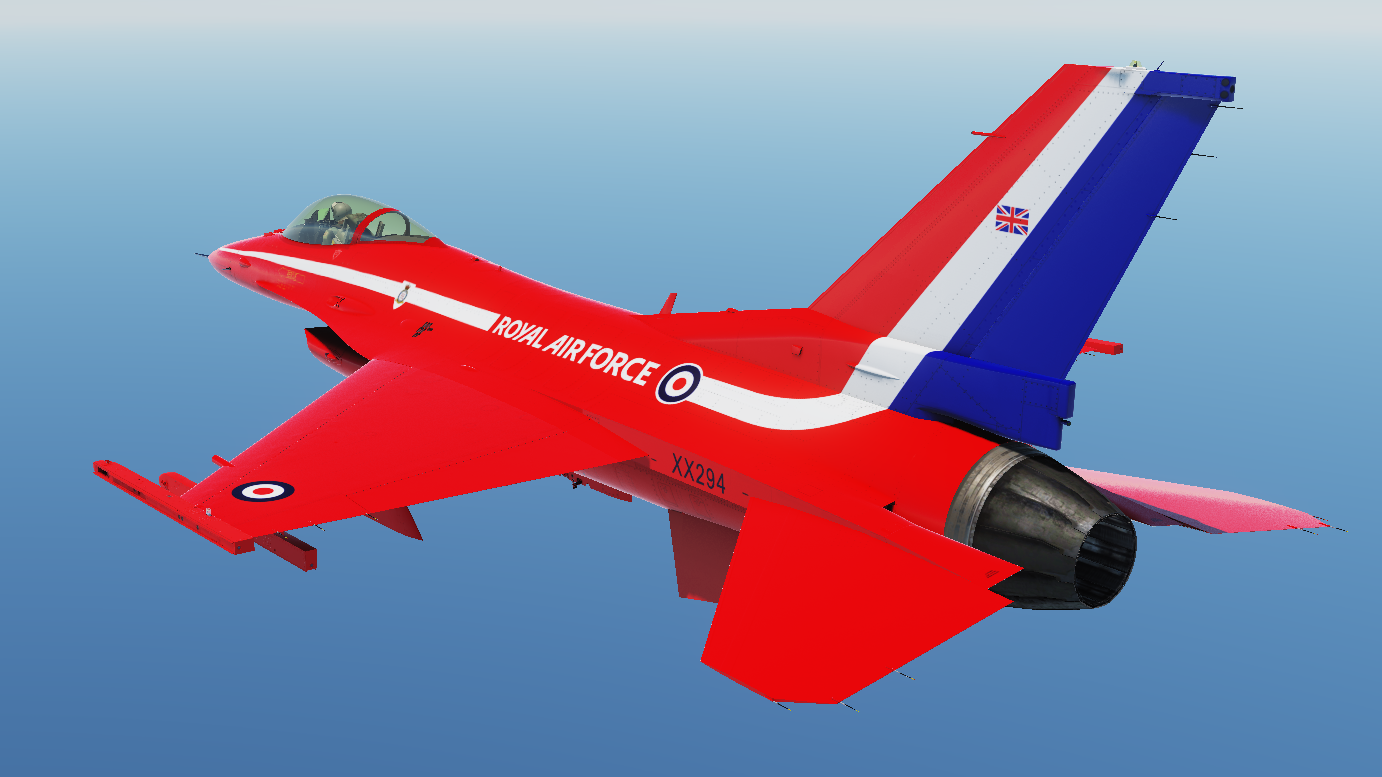 RAF Red Arrows for F16