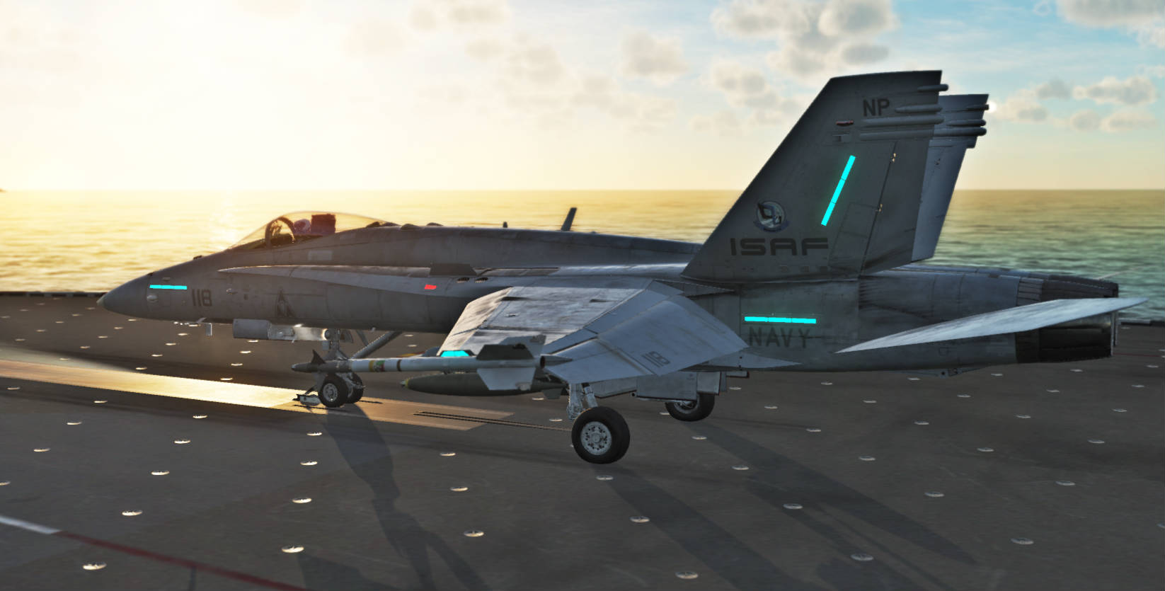 Ace Combat- ISAF 118th Tactical Fighter Wing “Mobius” F-18 skin