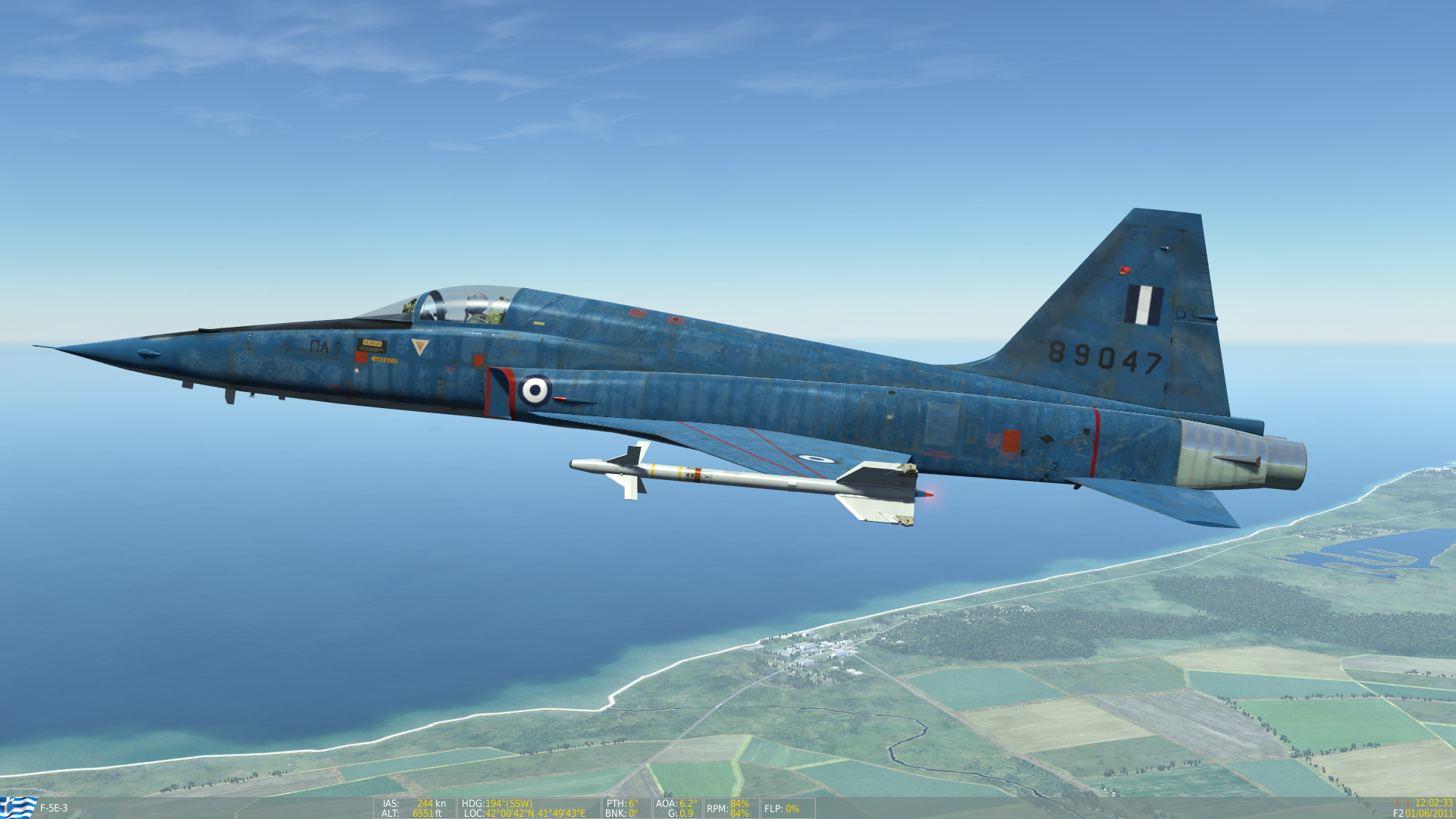 Hellenic Air Force 343 SQN F-5 skin