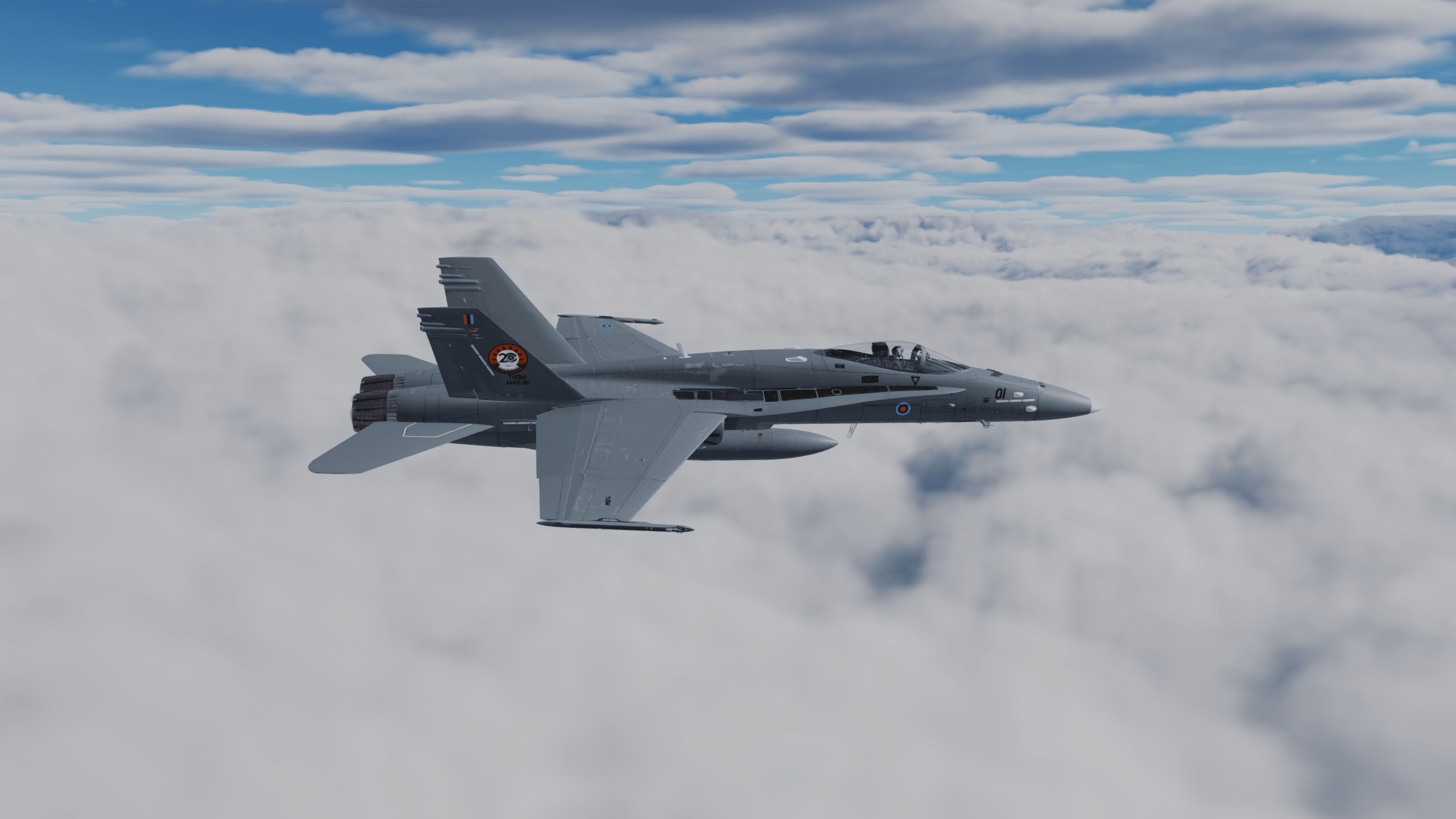 Fictional Royal Malaysian Air Force F-18C 20th Livery