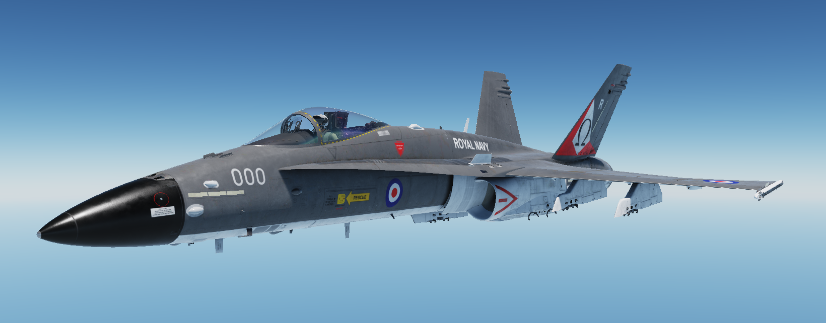 Royal Navy Phantom inspired livery from 1977