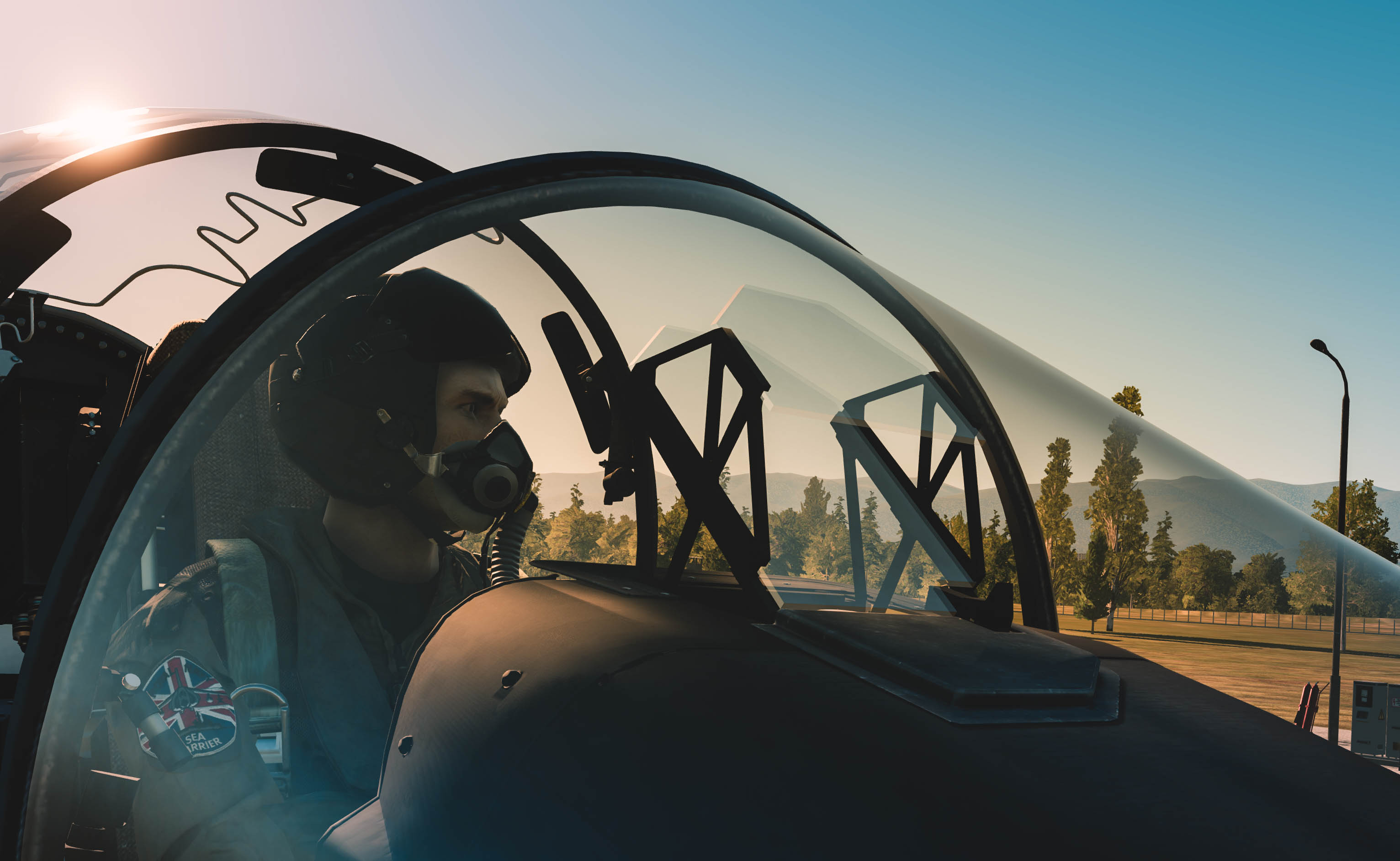 Royal Navy / RAF AV-8 Pilot Helmet JSGME