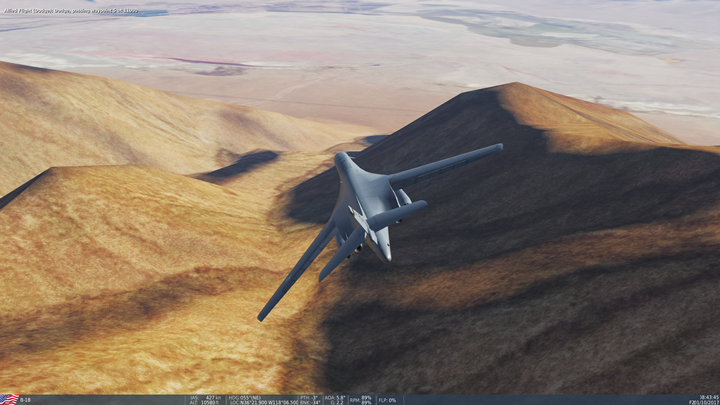 Sidewinder Low level course with the Jedi Transition and Star Wars Canyon