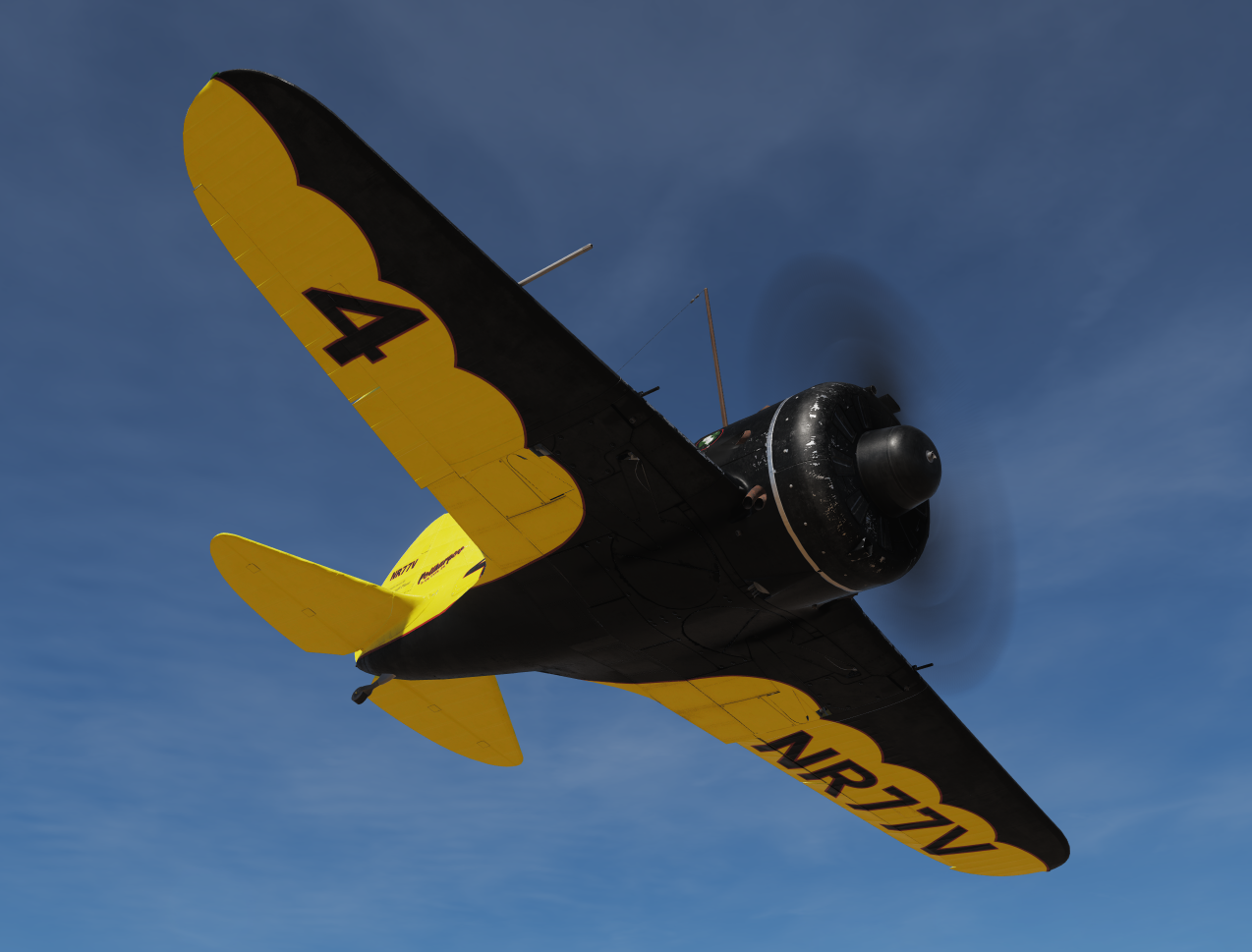 I-16 skin: Gee Bee Model Z racer