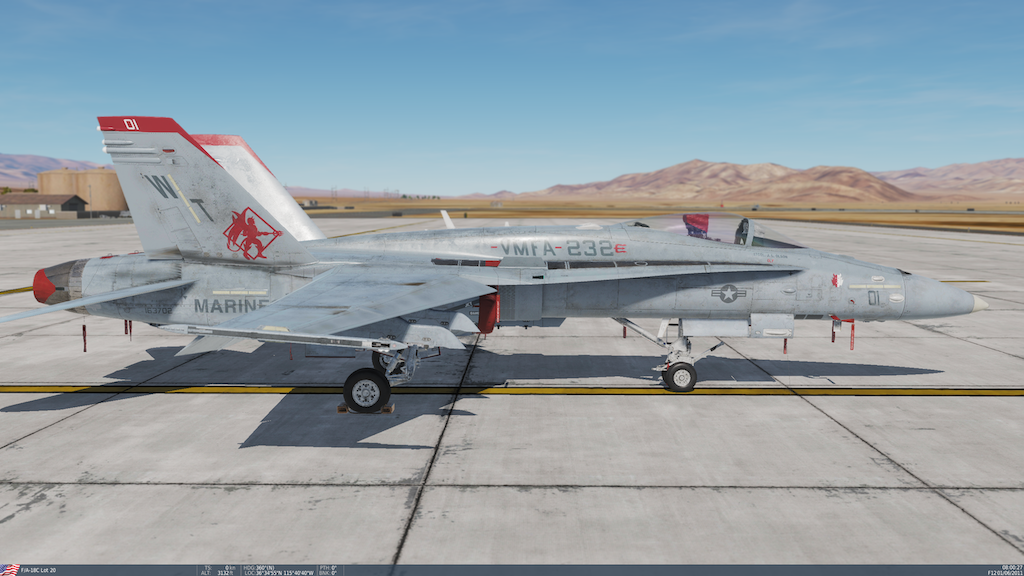 VMFA-232 "Red Devils" (Apr 1996) BU 163702 High Visibility