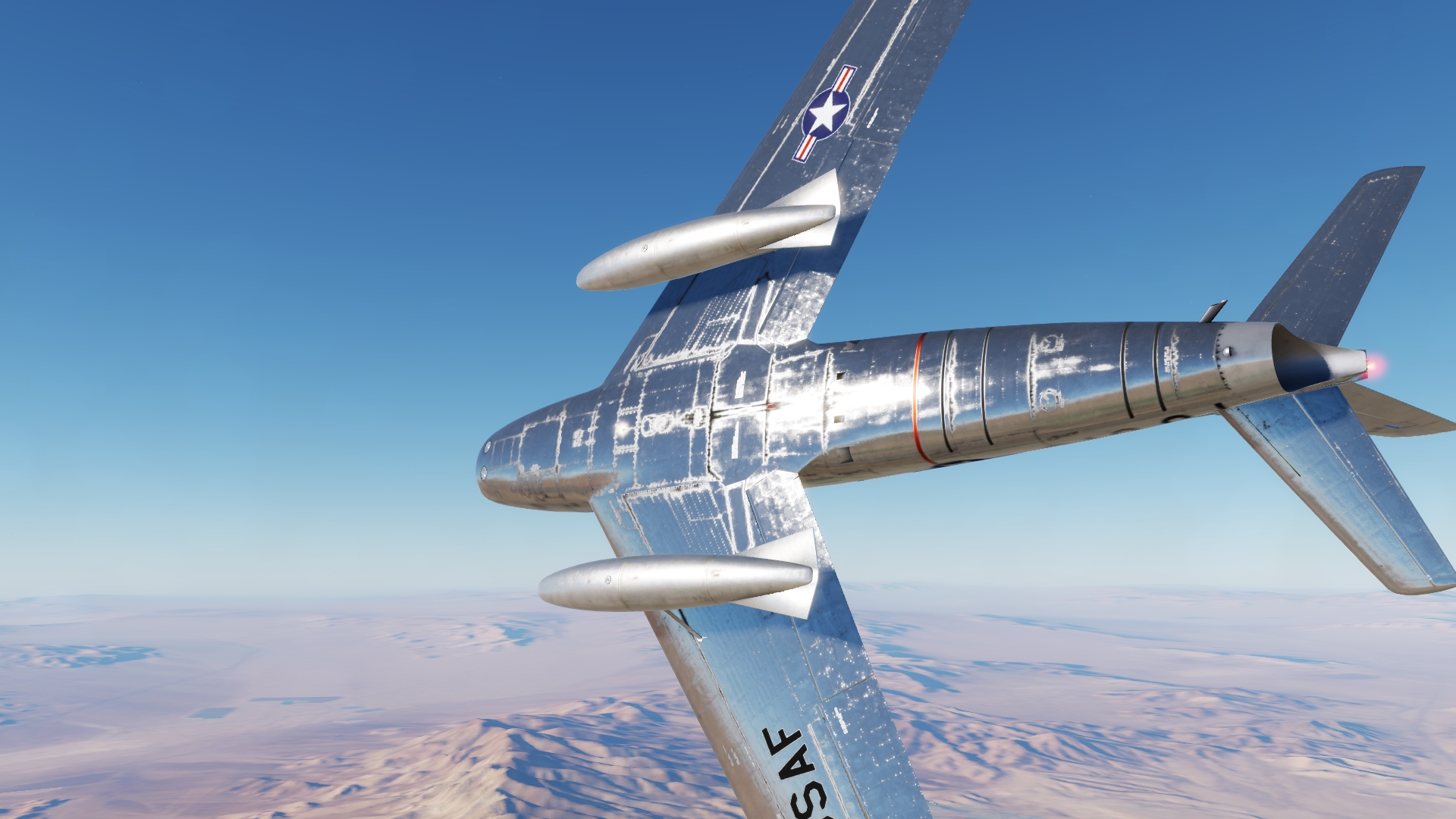F-86 USAF Bare Metal skin pack (Version 2.0)