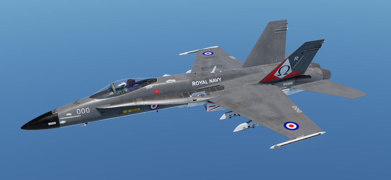 Royal Navy Phantom inspired livery from 1977