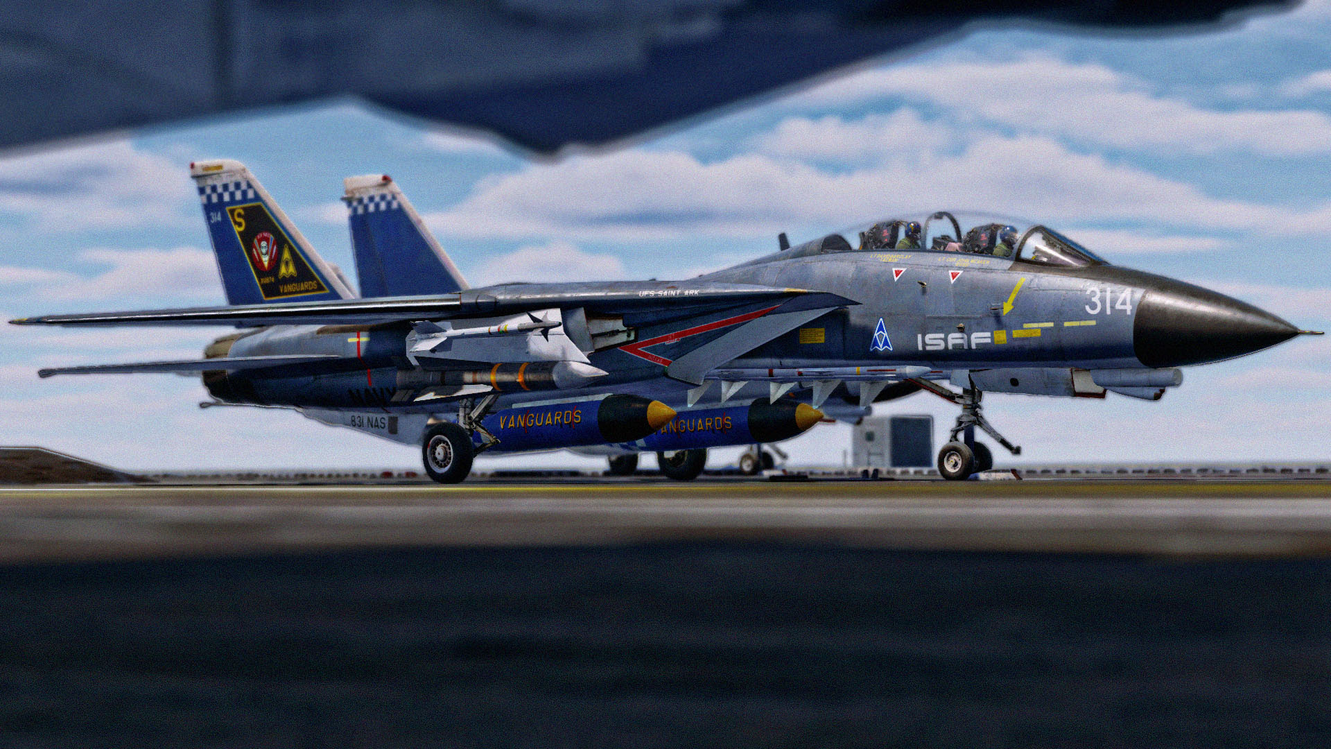Ace Combat - ISAF Navy - 831 Naval Air Squadron "Vanguards" F-14B Tomcat
