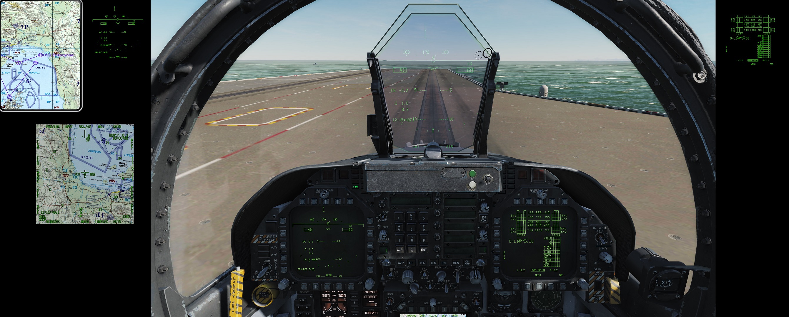 Guide to extract MFCD, AMPCD Kneeboard on the external monitors or ...