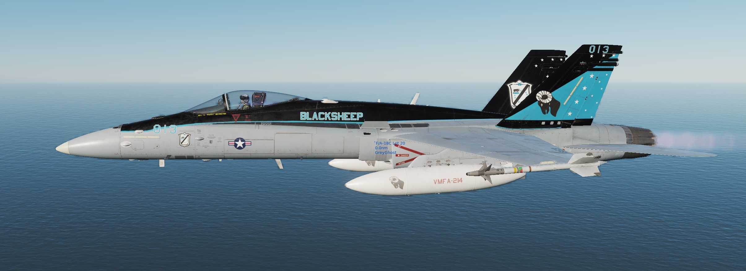 Fictional Marines VMFA-214 "Blacksheep" Squadron, 2 skins