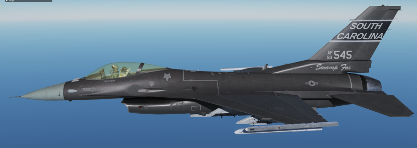F-16C 157th FS Swamp Foxes SC ANG Have Glass