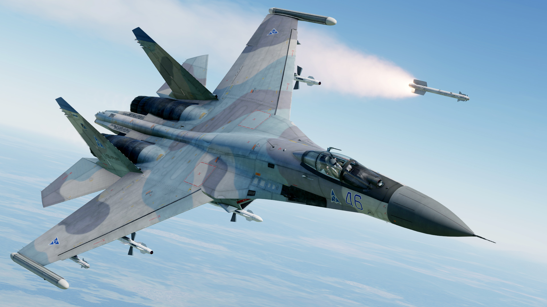 Ace Combat - ISAF Air Force 2nd Air Wing, No.226 Squadron "Cerberus" SU-27 Flanker
