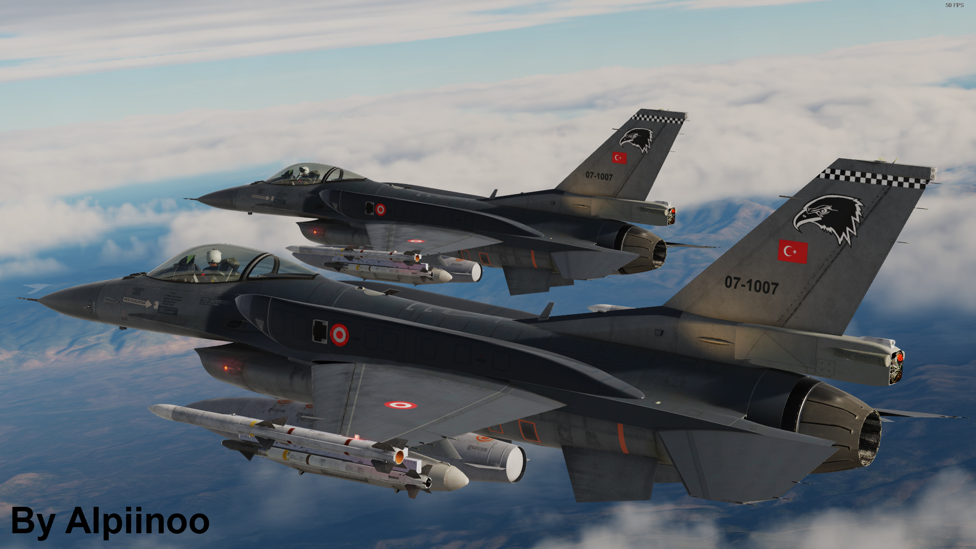 Turkish Air Force (TurAf) F-16C - 161st Bat CFT