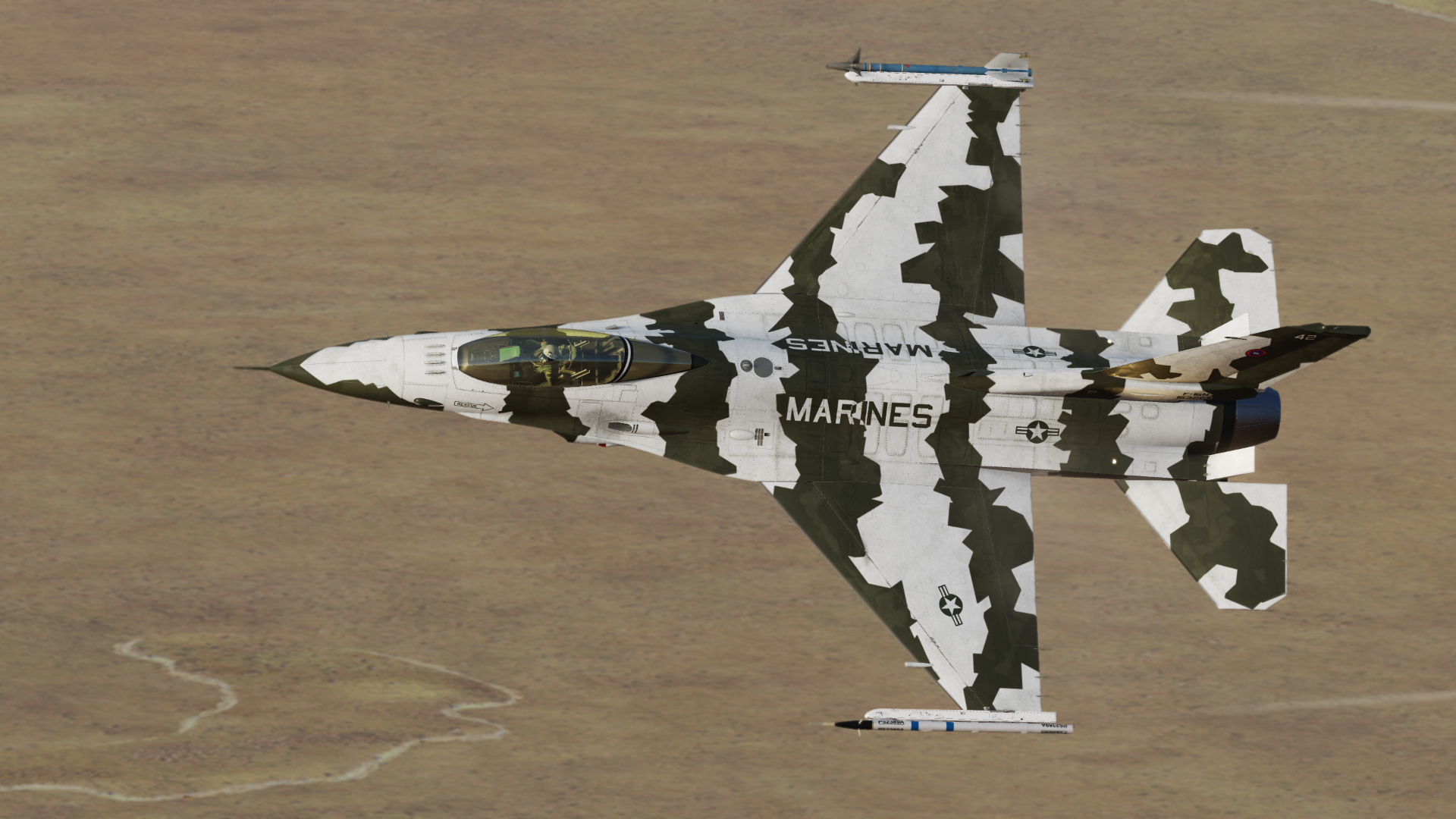 F-16N Splinter Camo - US Navy Fighter Weapons School 91'-92'