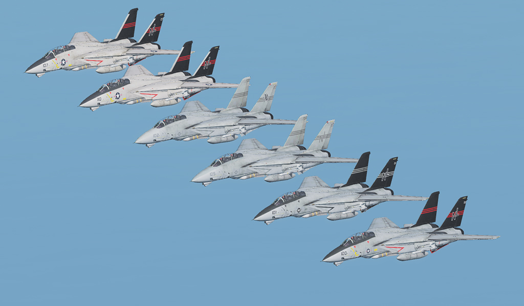 F-14A - VF-51 Screaming Eagles (1980) Line