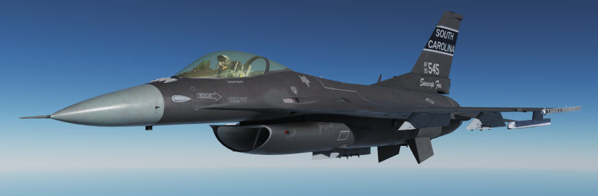 F-16C 157th FS Swamp Foxes SC ANG Have Glass