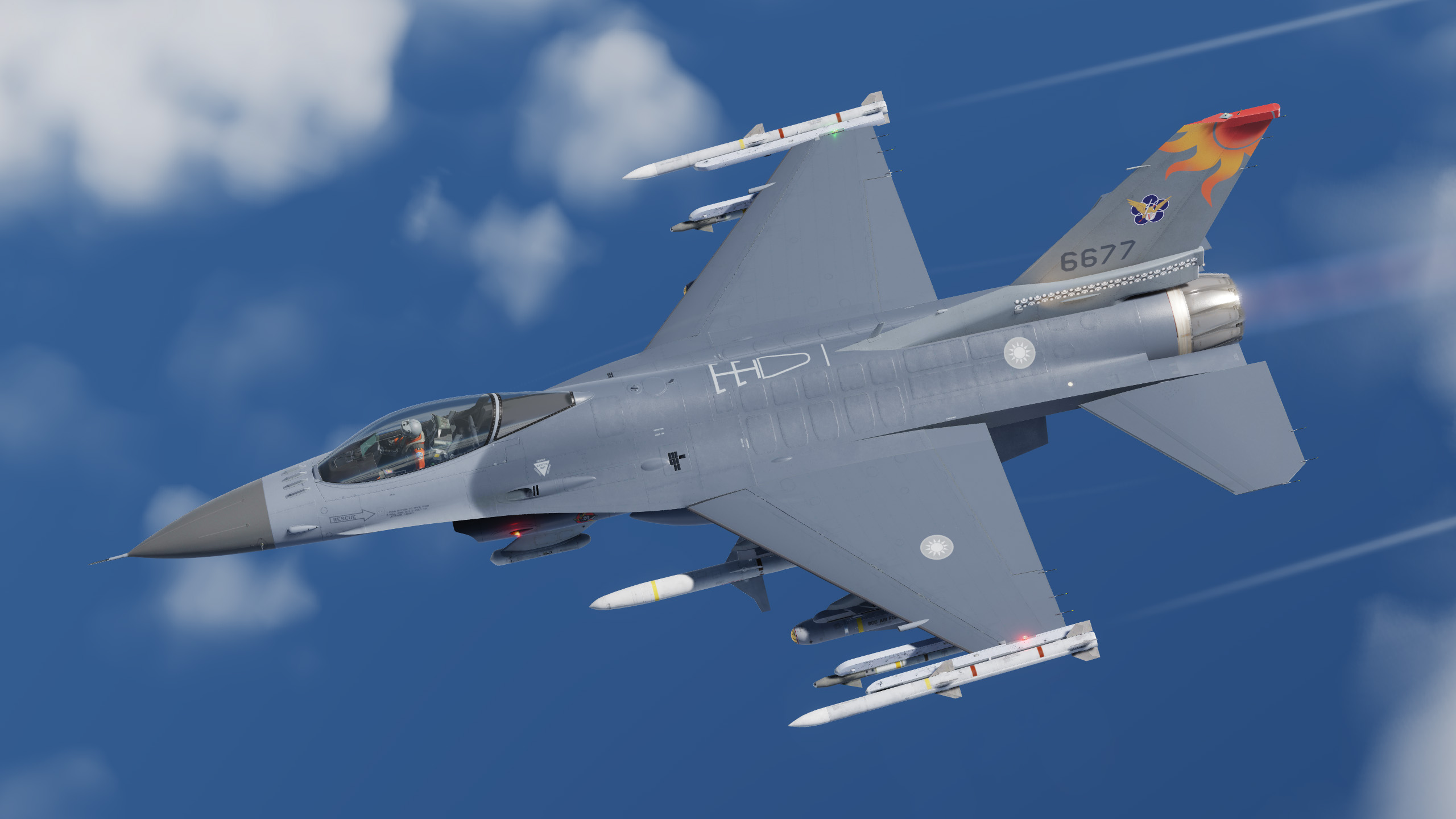 Taiwan F 16 Liveries ROCAF 5th TFW High VIS 
