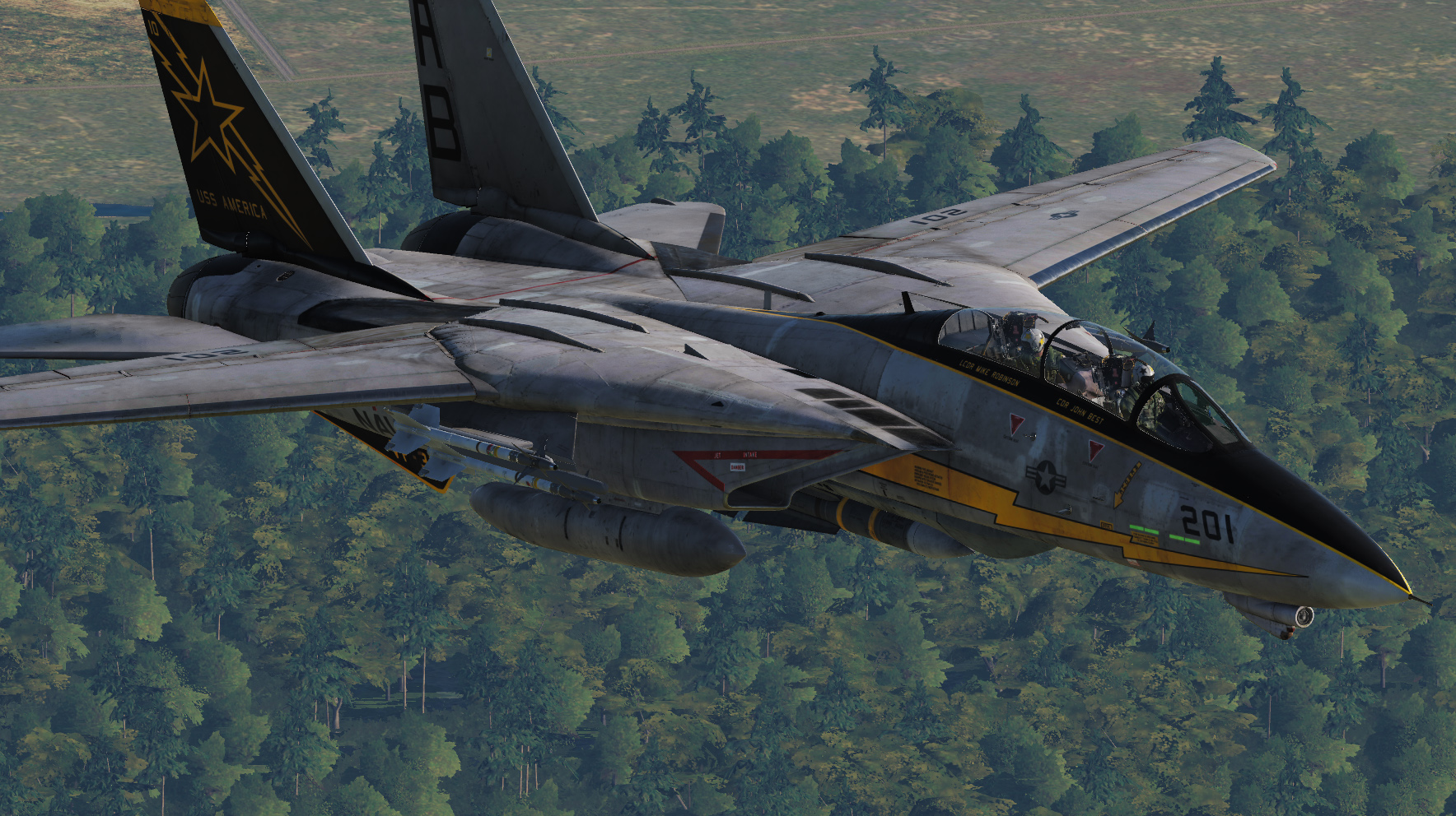 F-14 VF-33 "Starfighters" #201 by PorcoRosso86