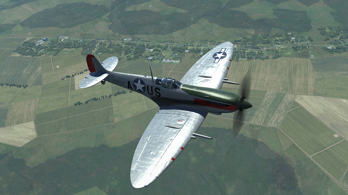 Spitfire Mk.IX Generic USAAF Bare Metal