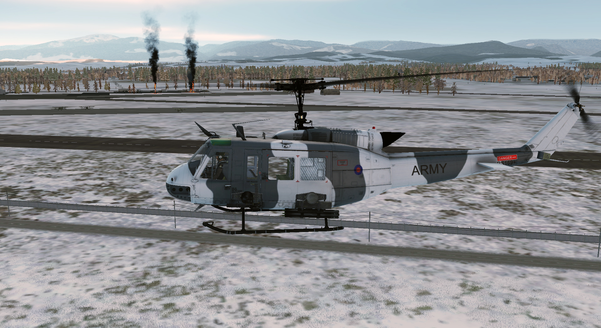 DCS UH-1H Huey: 5 x Fictional British Liveries (Army, Navy & RAF)