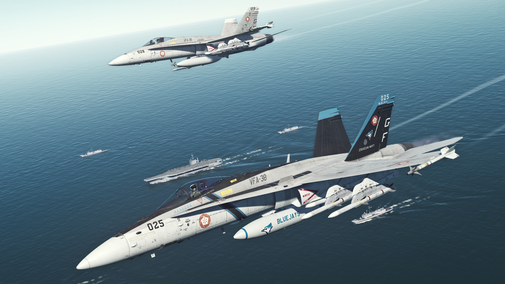 Ace Combat - Federal Erusean Navy VFA-38 "Bluejays" F/A-18C Hornet