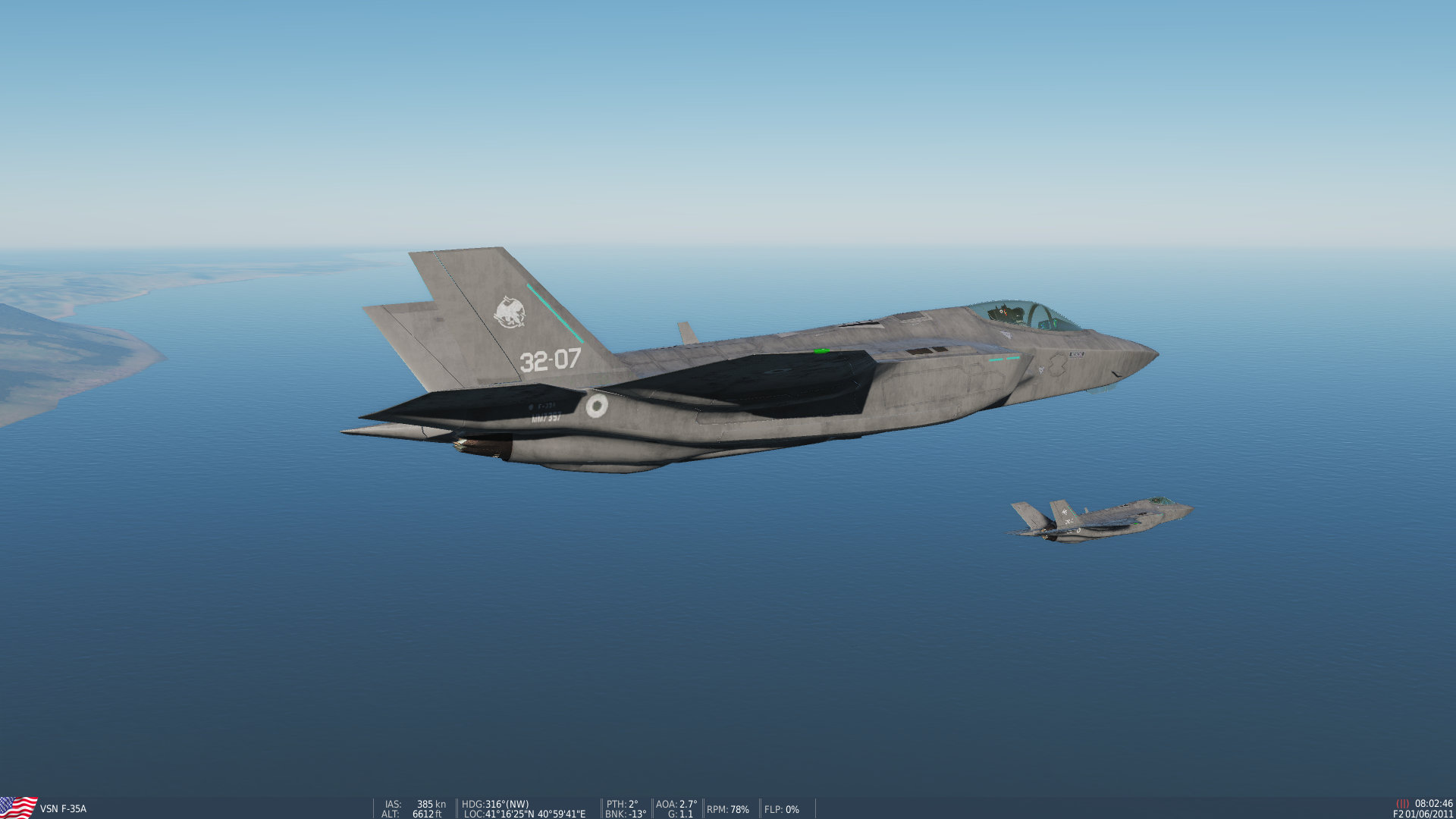 Italian Air Force skin pack for VSN flyable series (#ISTAYATHOME)