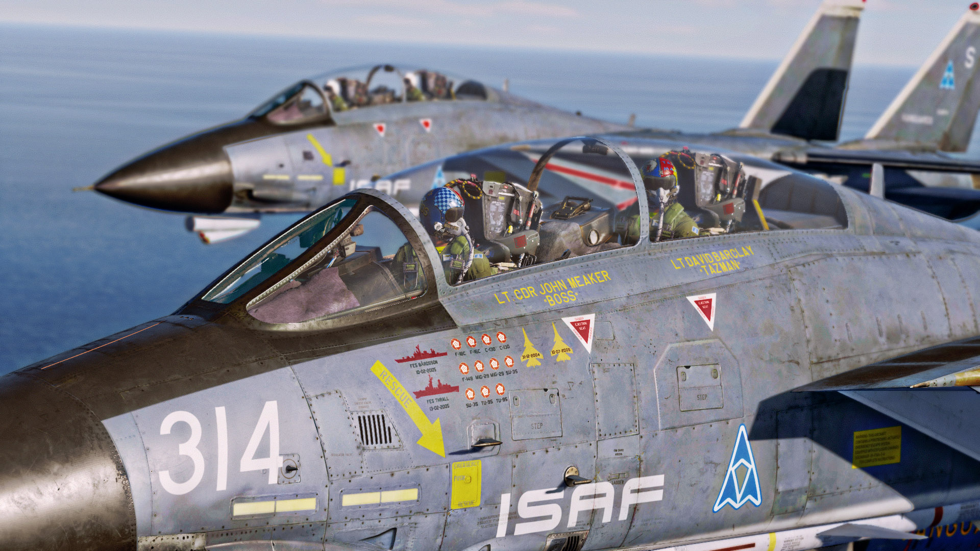 Ace Combat - ISAF Navy - 831 Naval Air Squadron "Vanguards" F-14B Tomcat