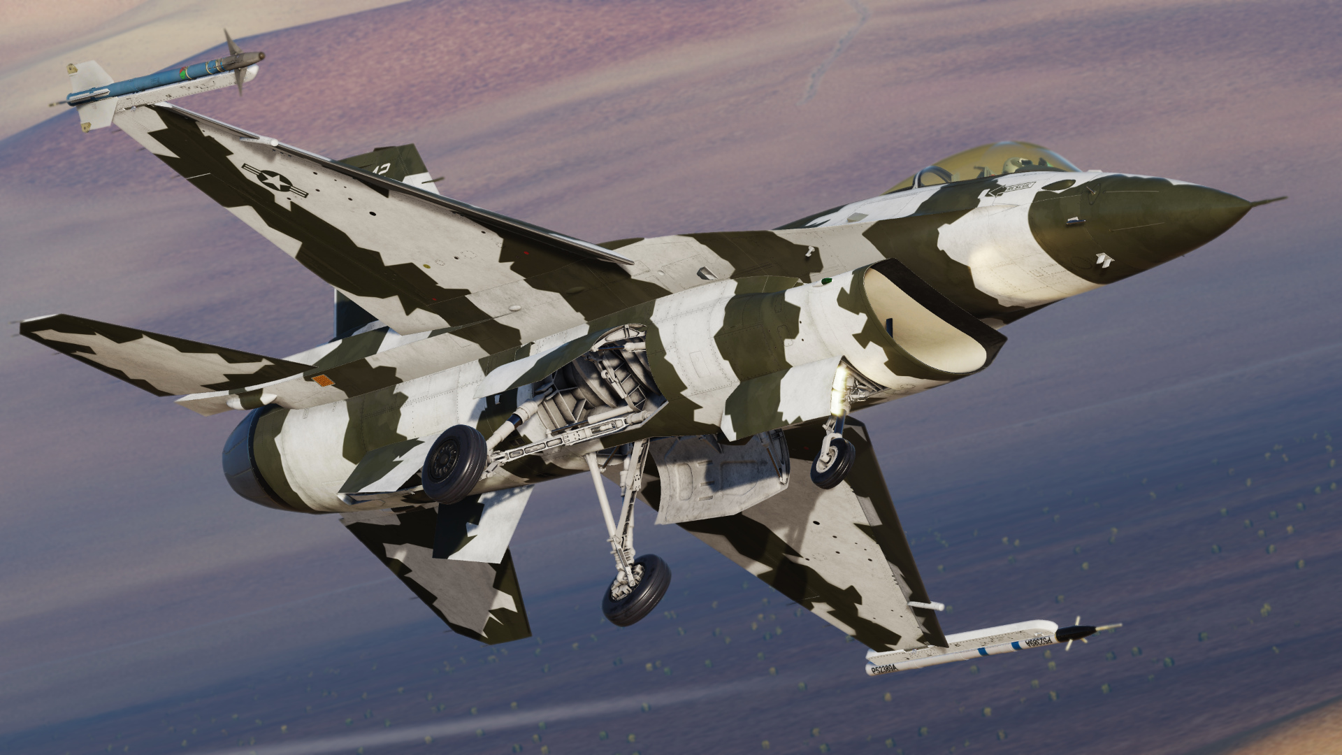 F-16N Splinter Camo - US Navy Fighter Weapons School 91'-92'
