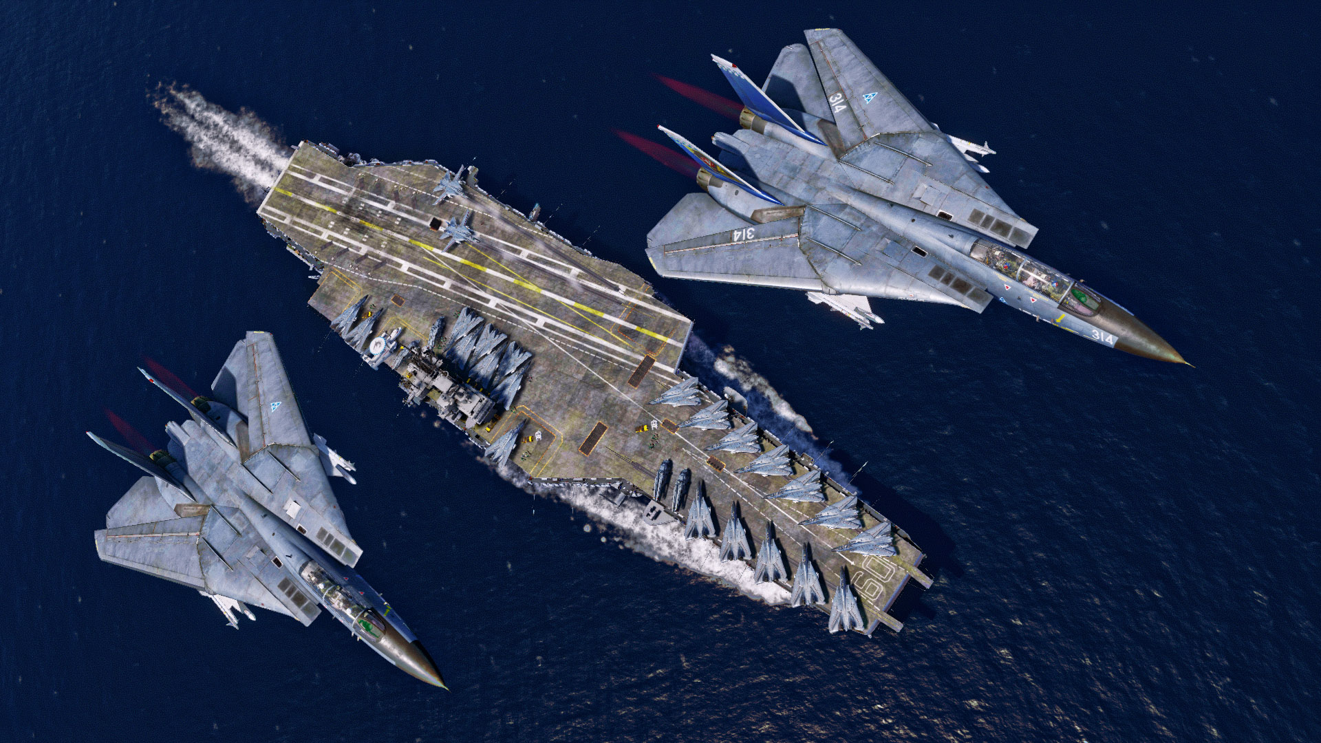 Ace Combat - ISAF Navy - 831 Naval Air Squadron "Vanguards" F-14B Tomcat