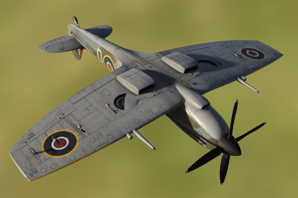 Spitfire - Generic 2TAF skin, Late War (Clipped Wing)