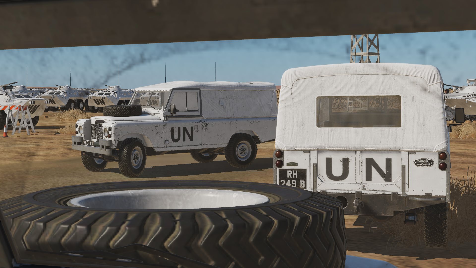 United Nations Land Rover Livery
