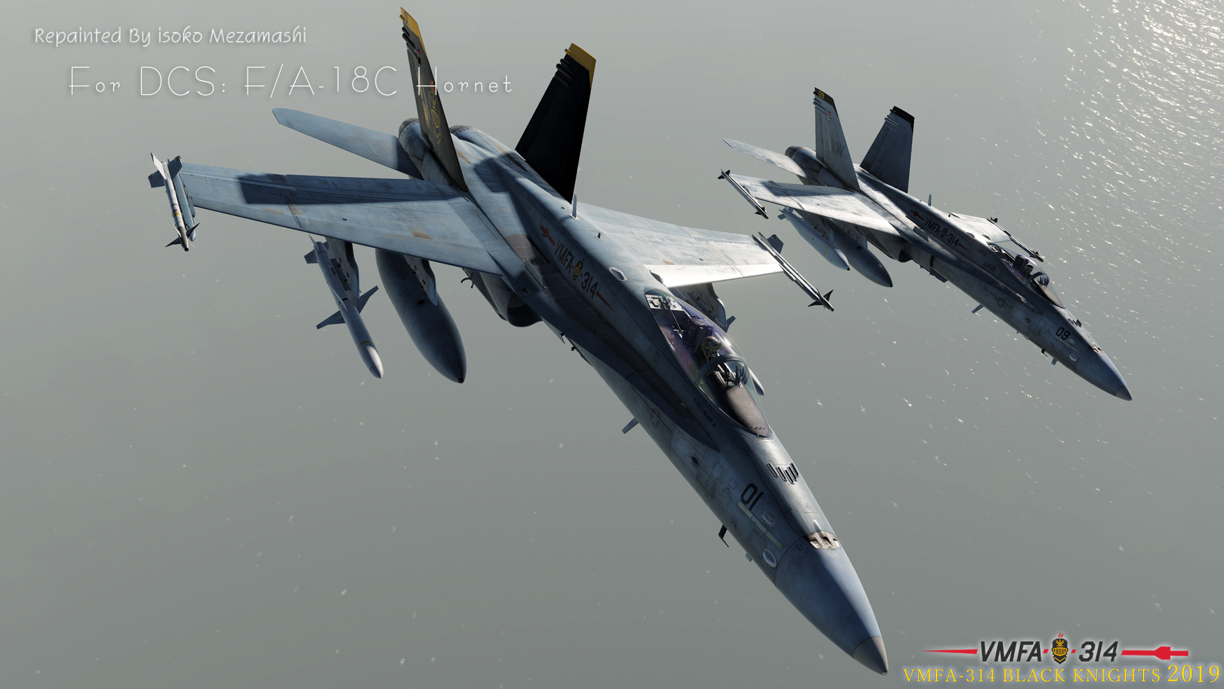 F/A-18A++ HORNET "VMFA-314 BLACK KNIGHTS" 2019