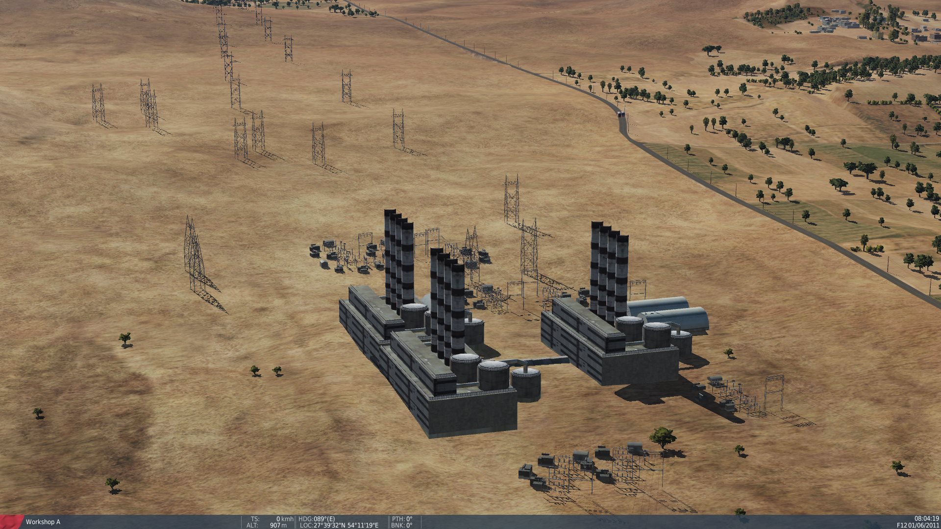 Power Plants and Weapon Factory - Static Template