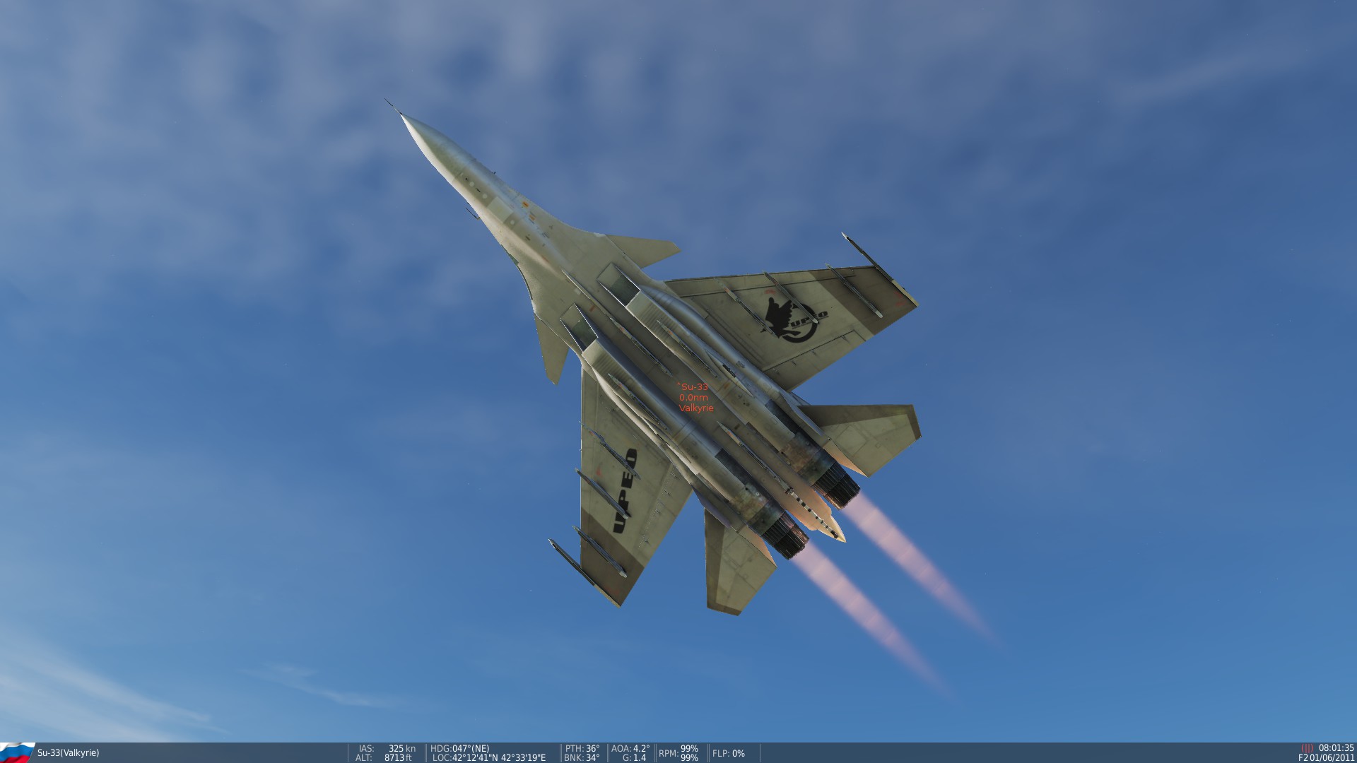 UPEO paint scheme for SU-33