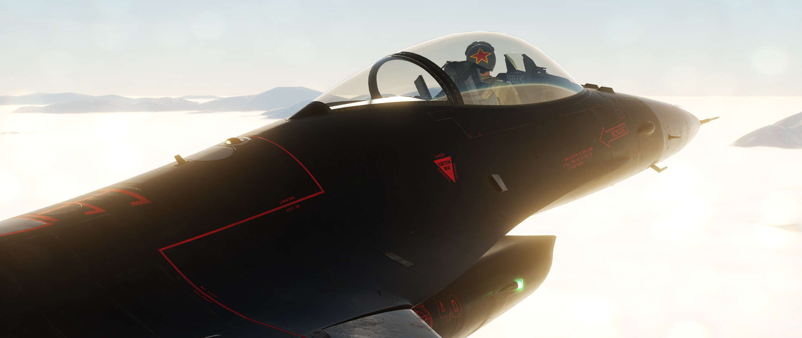 F16C Viper 64th Aggressor Squadron (AGRS) 57th WG (Red And Black)