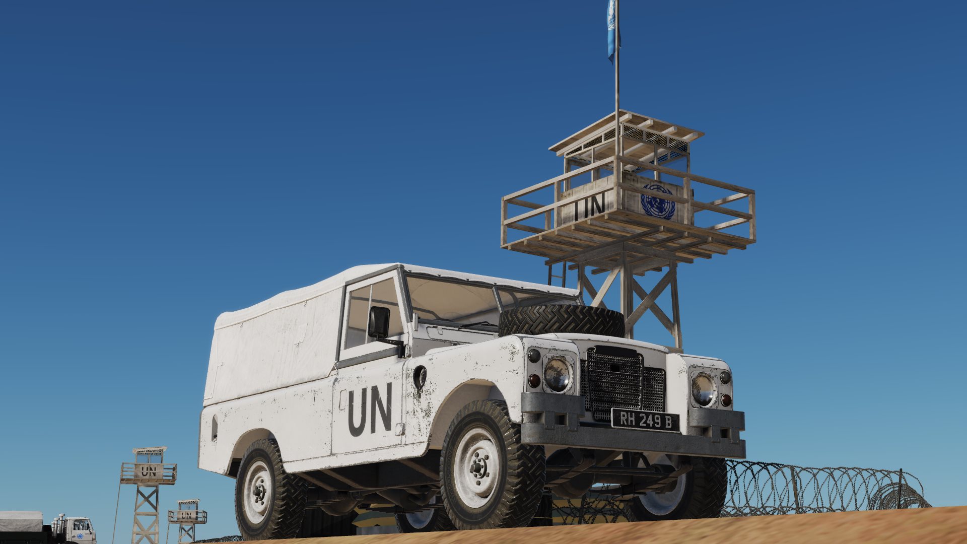 United Nations Land Rover Livery